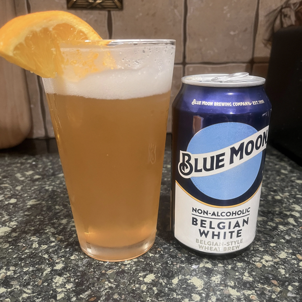 Blue Moon Non-Alcoholic Belgian Style Wheat Beer - Dealcoholized NA ...