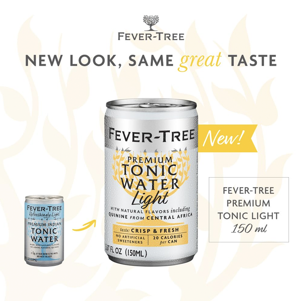 Fever Tree Light Tonic Water - Premium Quality Mixer and Soda ...