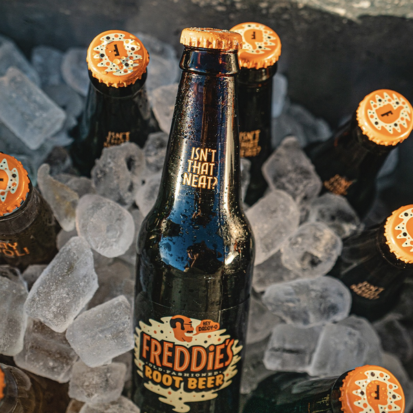 Freddie’s Old Fashioned Soda - Root Beer 12oz Bottles - Made with ...