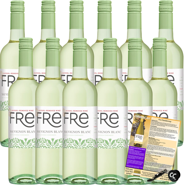 Sutter Home Fre Sauvignon Blanc Non-Alcoholic Wine, Experience Bundle ...