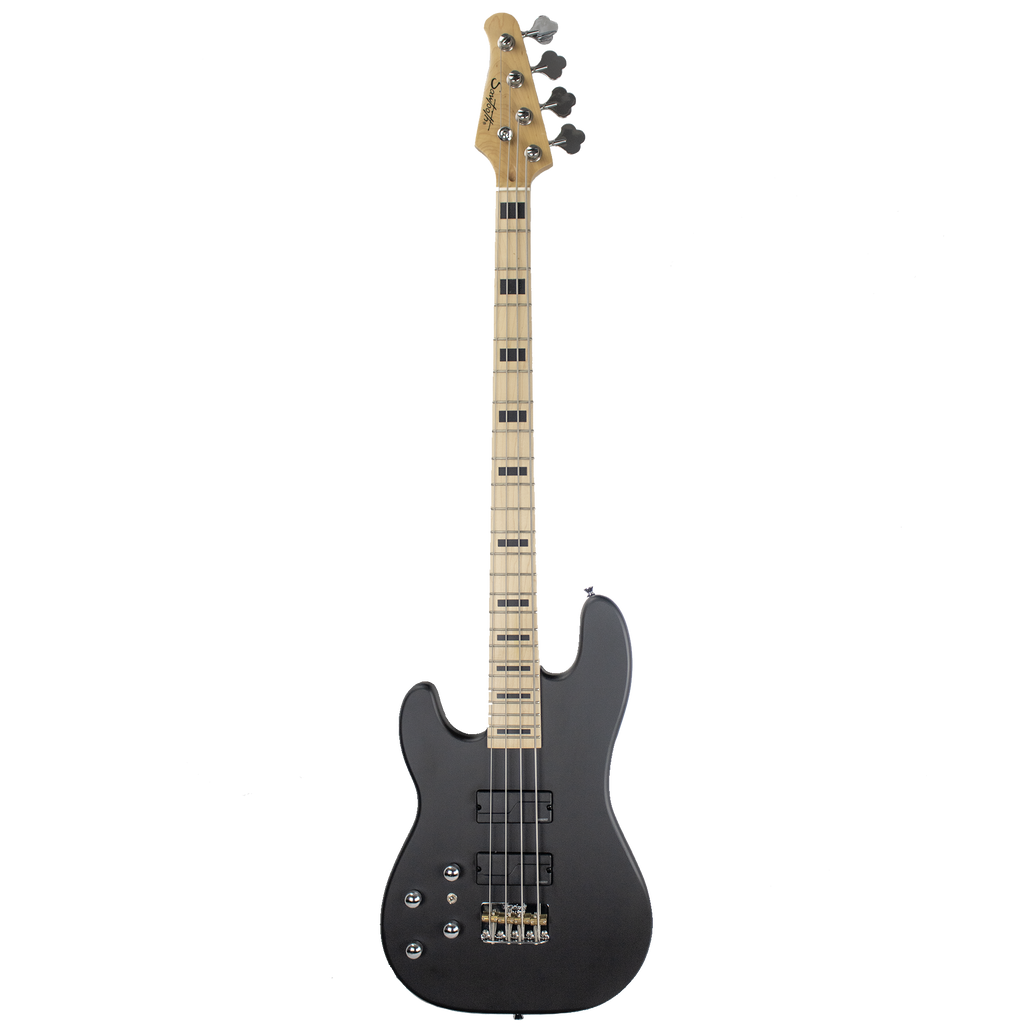 Sawtooth Rebel24 Series Left Handed Satin Black 24 Fret Electric Bass ...
