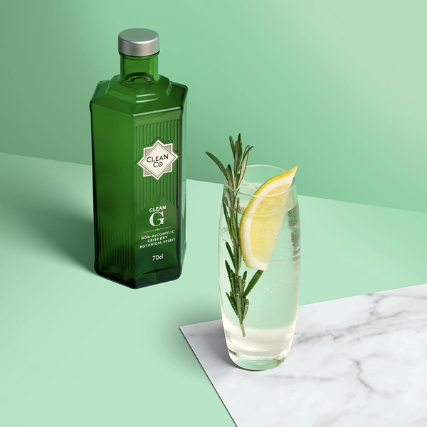 Clean Co Non-Alcoholic Gin, Tequila, Whiskey, Rum, Vodka Mix ...