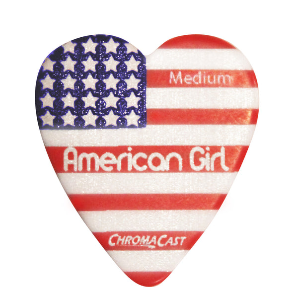 ChromaCast "American Girl" Heart Shaped Pick 12 Pack in Light, Medium ...