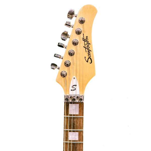 Sawtooth ST-M24 Electric Guitar with Floyd Rose, Satin White | GoDpsMusic