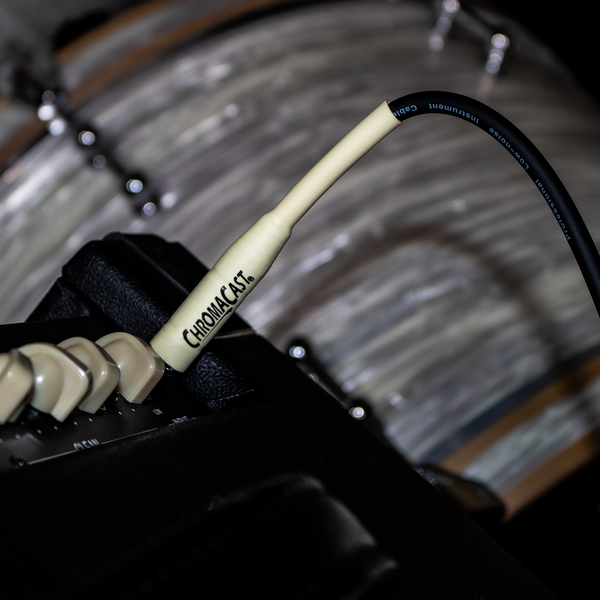 ChromaCast Pro Series Instrument Cable, Angle - Angle, Vanilla Cream ...